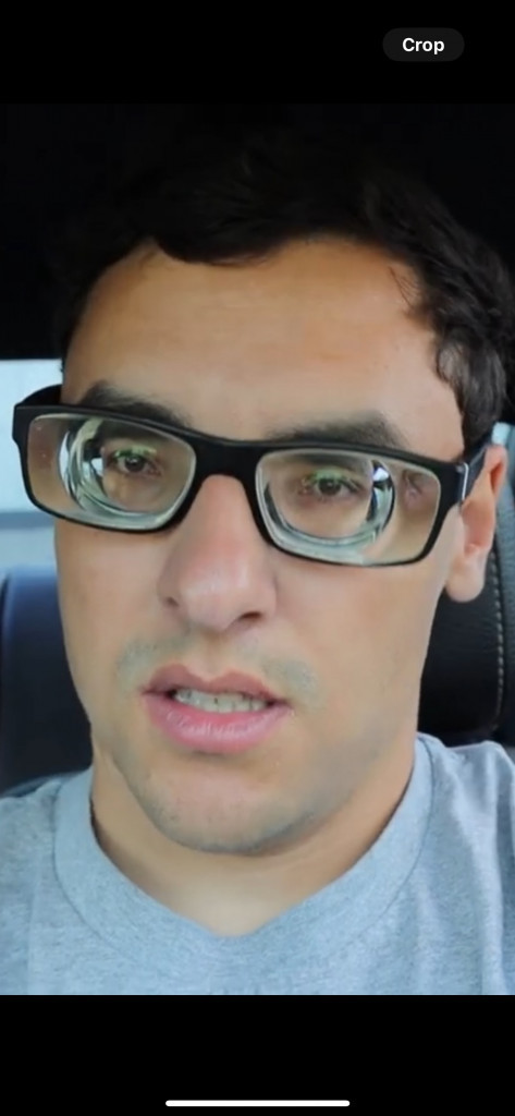 Men Wearing Glasses And Men Wearing Thick Glasses Nearsighted — Young Man Wearing His Hearing Aids