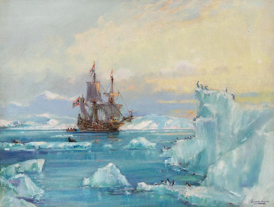 Things Of Beauty I Like To See Frank Henry Mason 1876 1965 A Ship Amongst