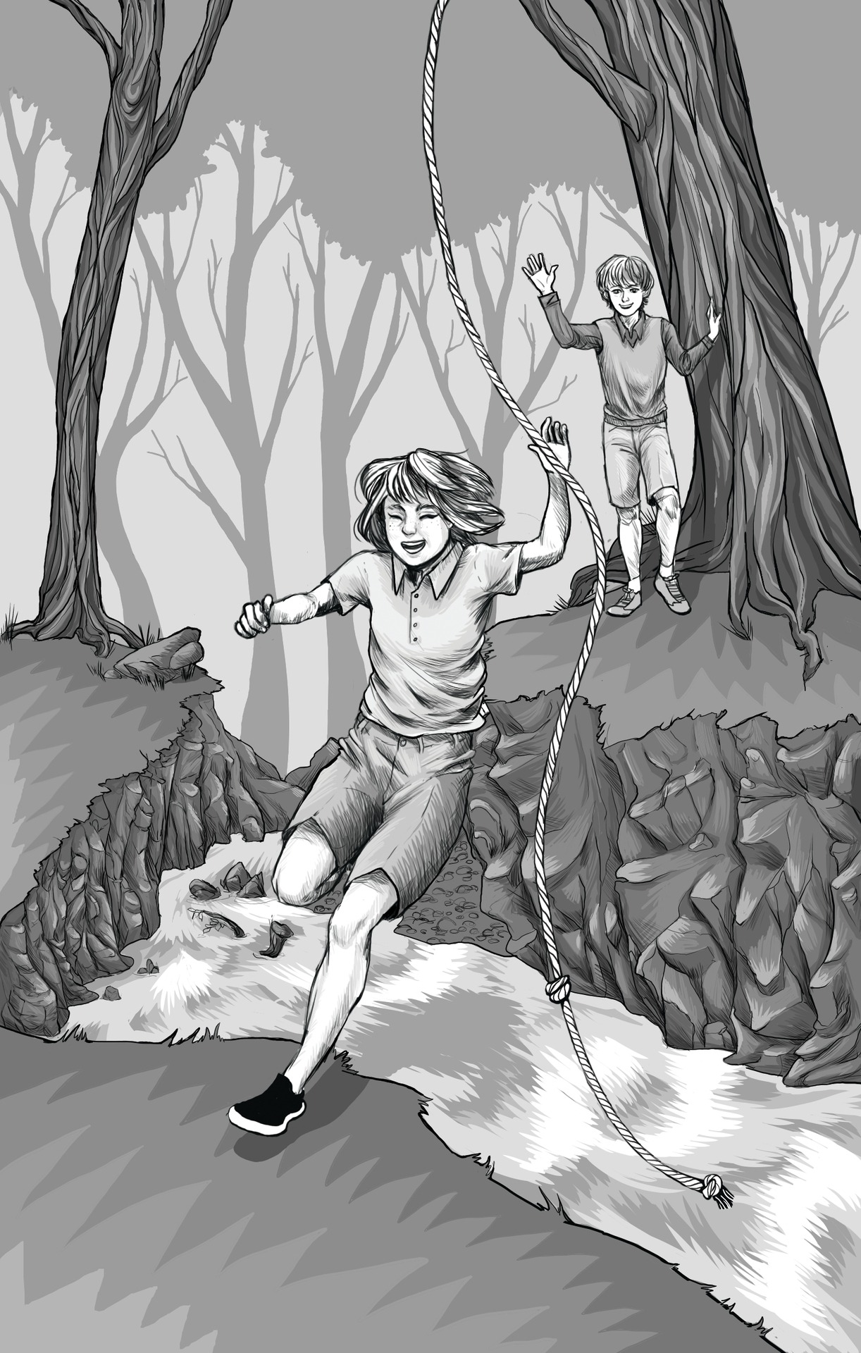 Bridge To Terabithia Book Illustrations