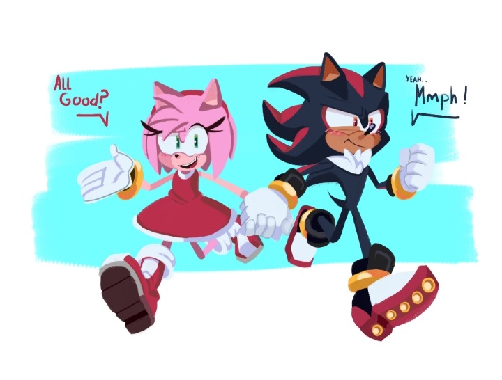 Sonic X Amy X Shadow On Tumblr