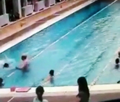 Pool Bully Hurls Young Girl Out Of His Swimming Andy Wells