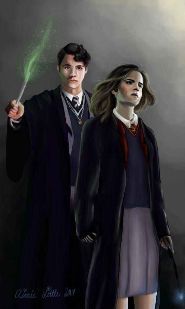 Tom Riddle And Hermione Granger Fanart That I Drew ȵiȵjaƒairƴ