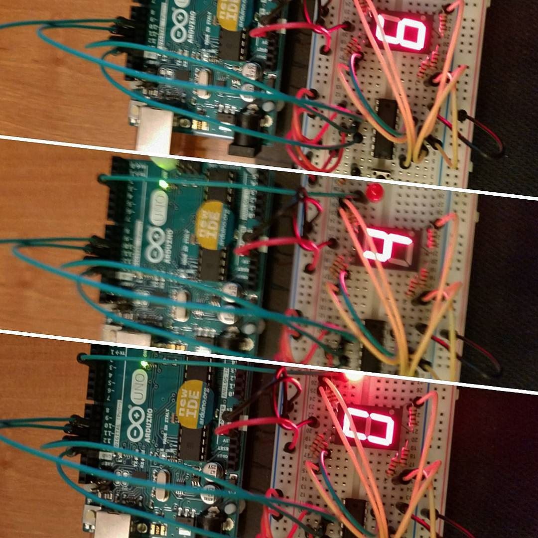 Insta Arduino Arduino Arduinoproject Randomly Shows Number