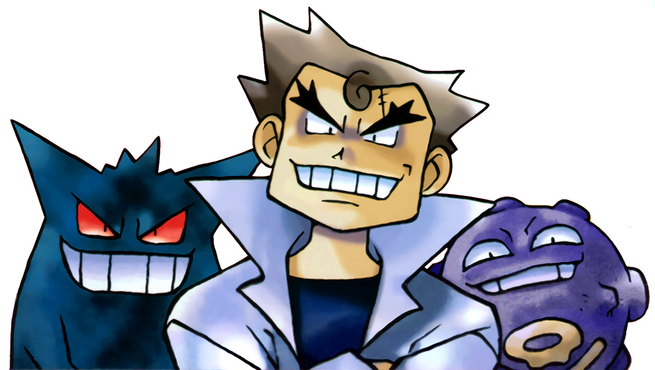 Hirespokemon1997 Ken Sugimori Imposter Oak From The Team Rocket Trading Card Game Set