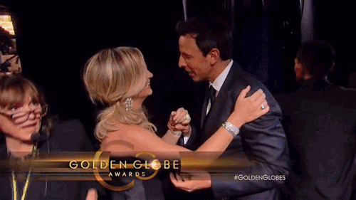 Seth Meyers And Amy Poehler Kiss