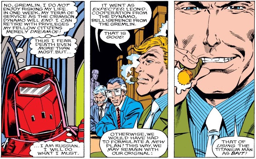 Crimson Dynamo Vs Titanium Man From Iron Man