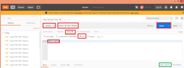 ESP32 HTTP web server: Handling body data – @techtutorialsx on Tumblr ESP32 HTTP web server: Handling body data – @techtutorialsx on Tumblr