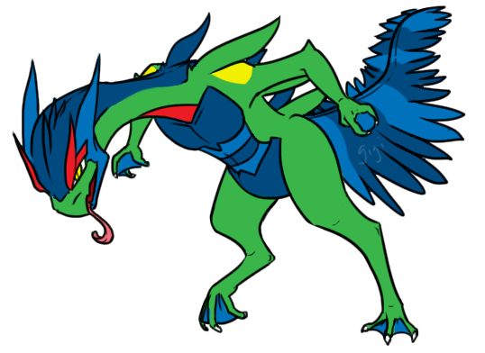 Hi Im Gigi Sceptilegreninja Fusion Requested By Speed X On