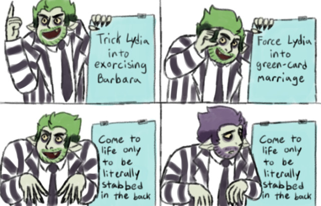 #beetlejuice explaining on Tumblr