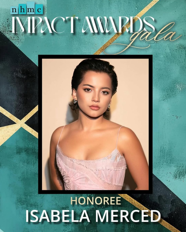 Isabela Merced will be honored with an Impact Award at the NHMC Gala on June 6th, recognizing ...