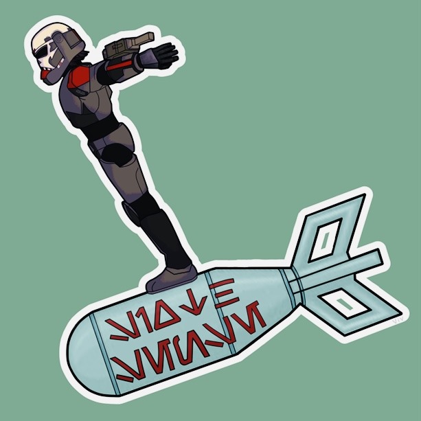 Viv 🤿 — Clone Wars Era Nose Art Featuring The Bad Batch