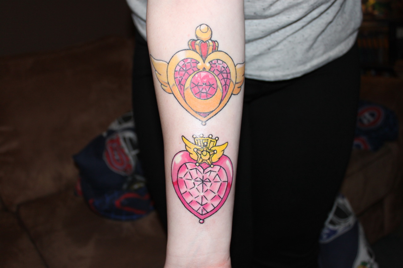Sailor Moon Locket Tattoo