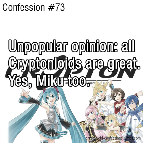 Vocaloid Crypton Confessions
