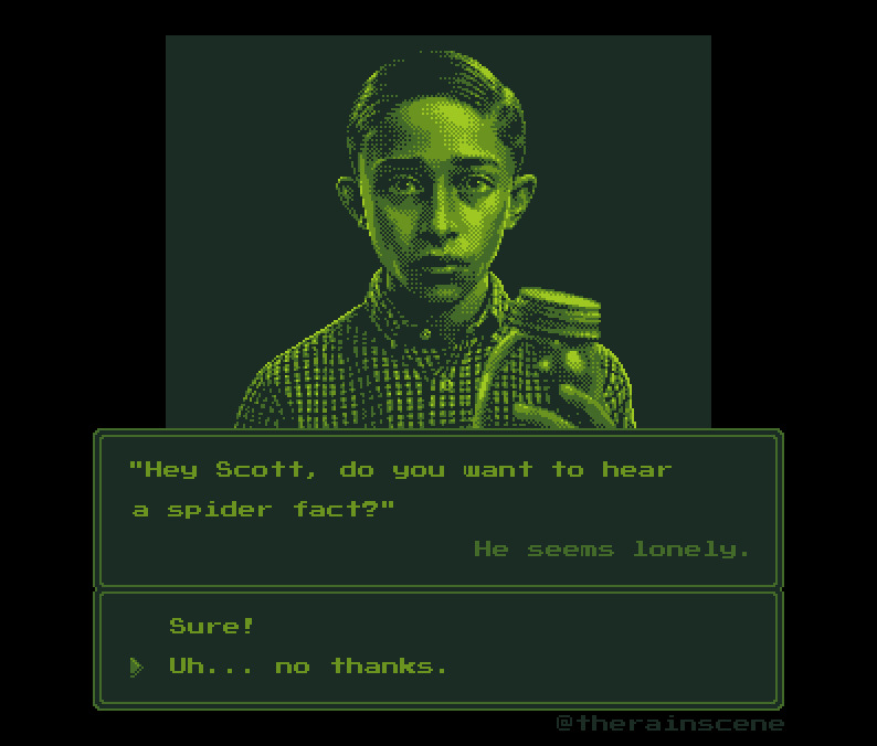 Finally got around to finishing this fanart of @henrysglock's RPG-style ...