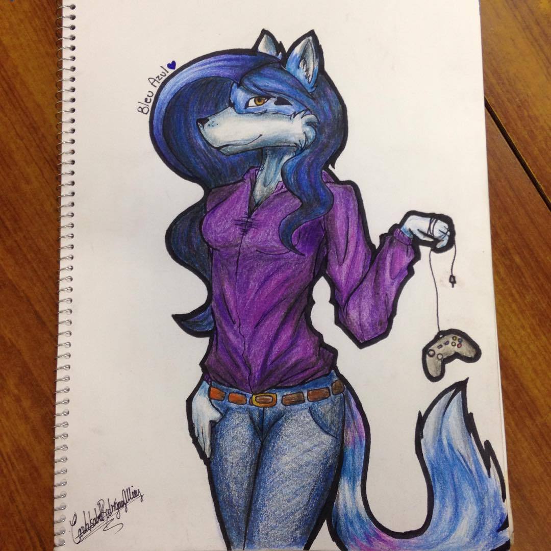 Wolf Tail Drawing