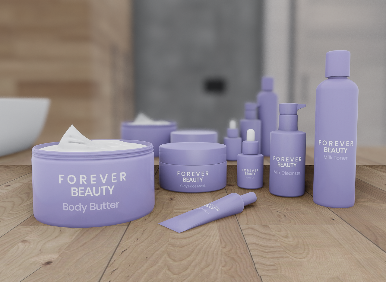 Simmerkate — Forever Beauty Clutter Set This Set Includes