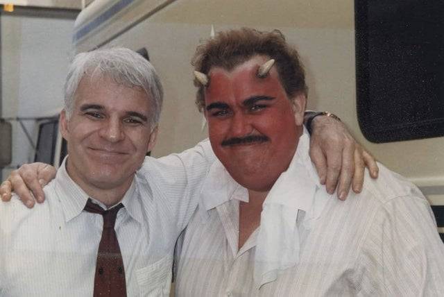 Nostalgia~2eh 1986 Steve Martin And John Candy On The Set Of The