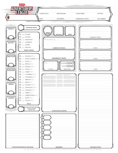 The Evolution Of Dandd Character Sheets 1974 2014 Tumbex