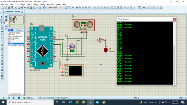 Control Servo Motor with HC-SR04 Sensor in Arduino Nano – @microdigisoft on Tumblr