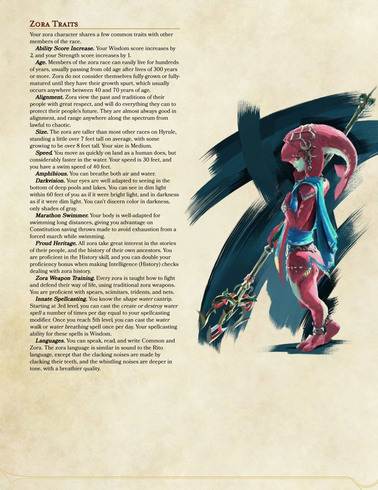 5e-card-a-day — Legend of Zelda: Breath of the Wild– Player Races... 5e-card-a-day — Legend of Zelda: Breath of the Wild– Player Races...