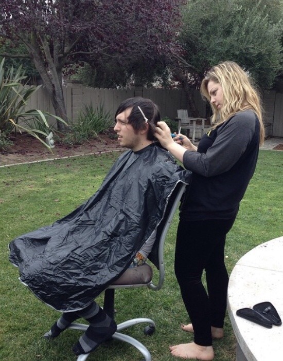 Black Vinyl Capes For Backyard Haircuts Haircutfantasy