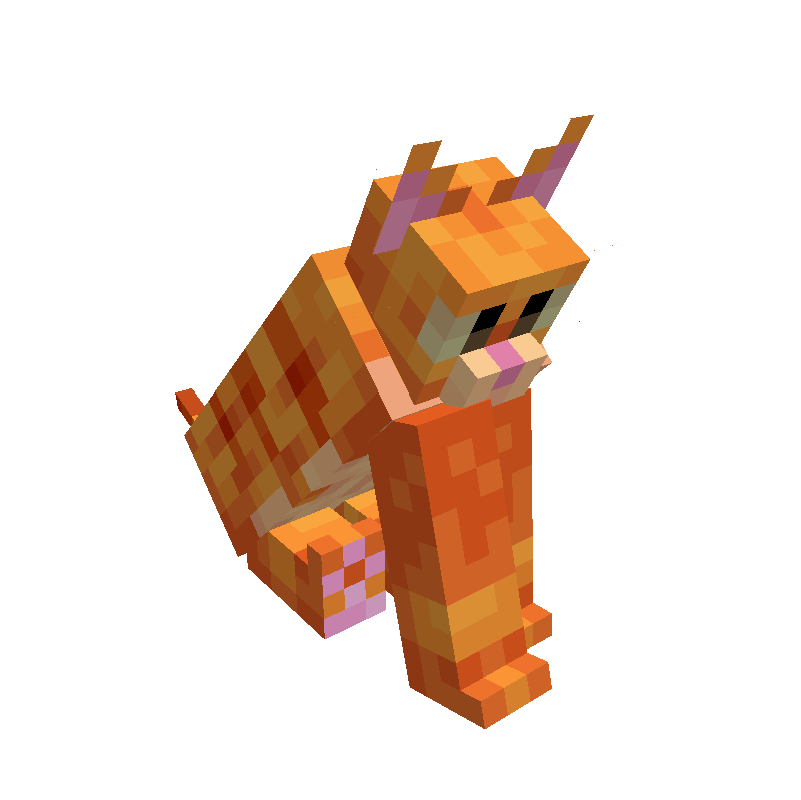Orange Cat Skin Minecraft Planet