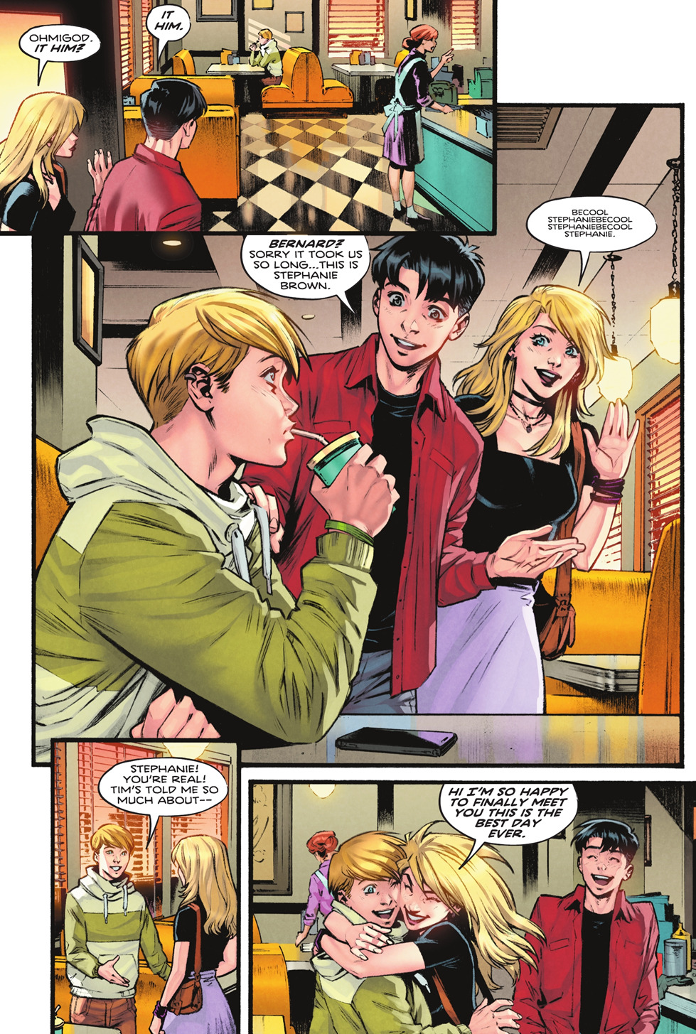 Tim Drake And Stephanie Brown