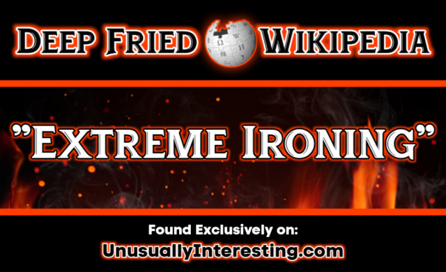 Extreme Ironing On Tumblr