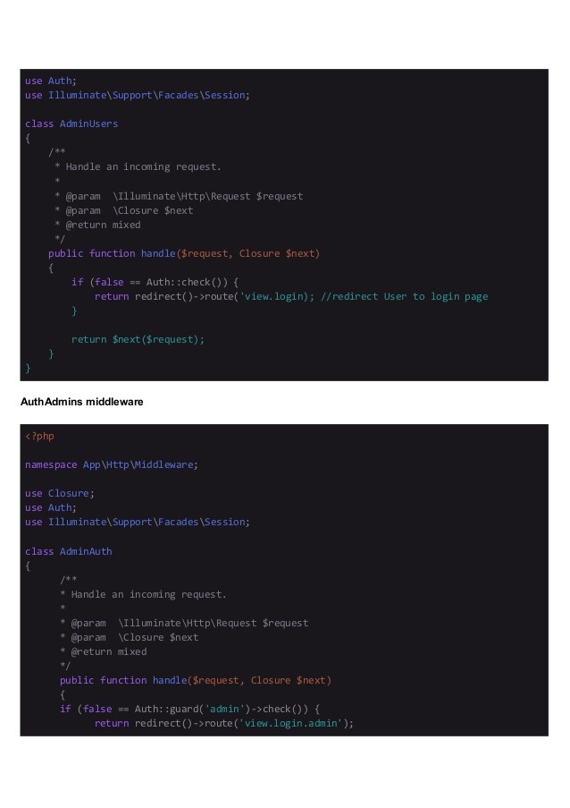 — Multi Guard Authentication In Laravel 5 8 Table Of