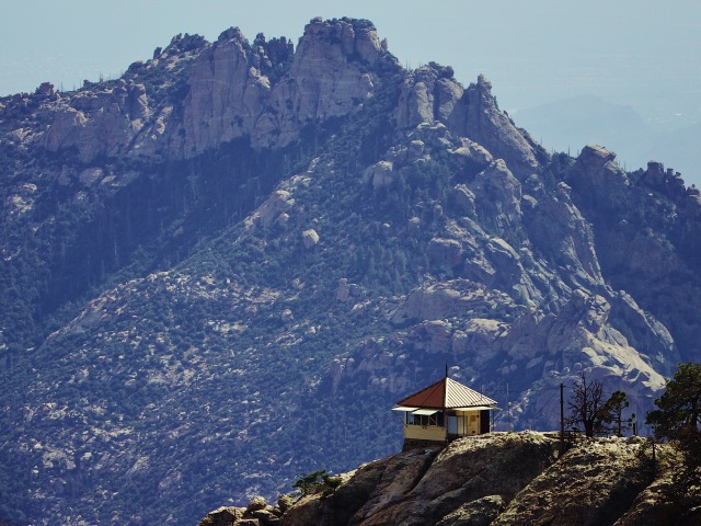 Lemmon Rock Lookout, a U.S. Forest Service fire lookout on Mt. Lemmon ... Lemmon Rock Lookout, a U.S. Forest Service fire lookout on Mt. Lemmon ...