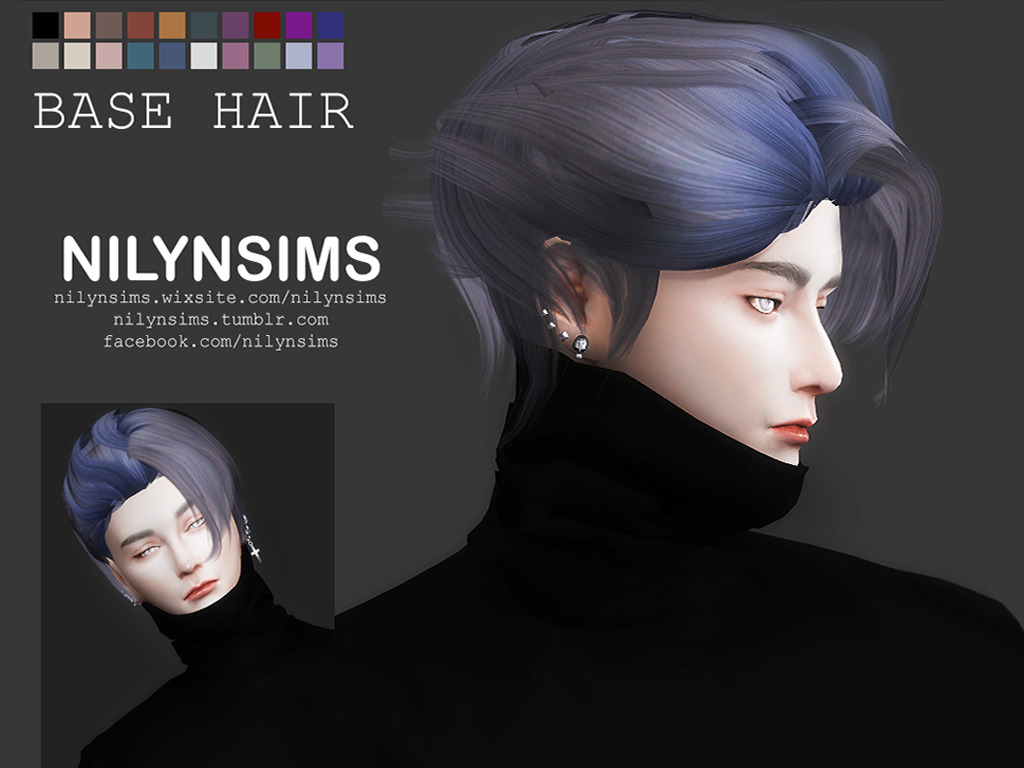 S 12 Nilynsims Base Hair┊new Mesh Information