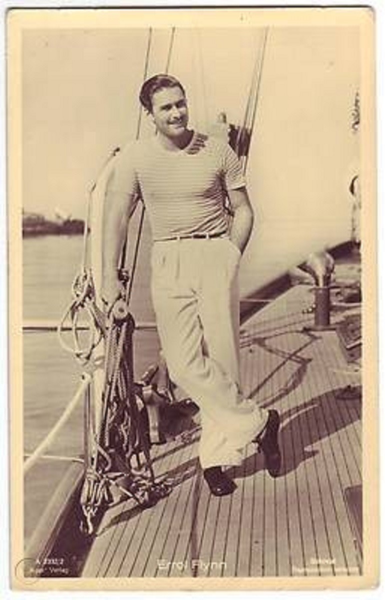 Admirer Of All Things Errol Flynn — Errol Flynn On His Boat