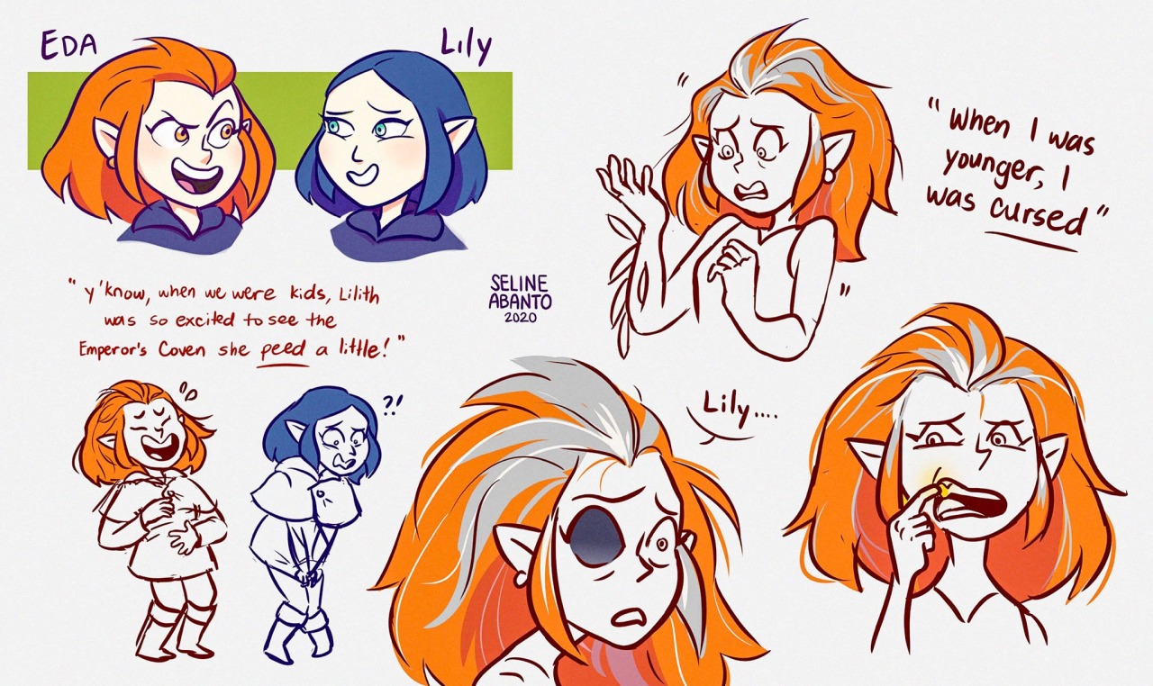 Seline 🌼 — Doodles Of My Headcanons For Younger Eda And