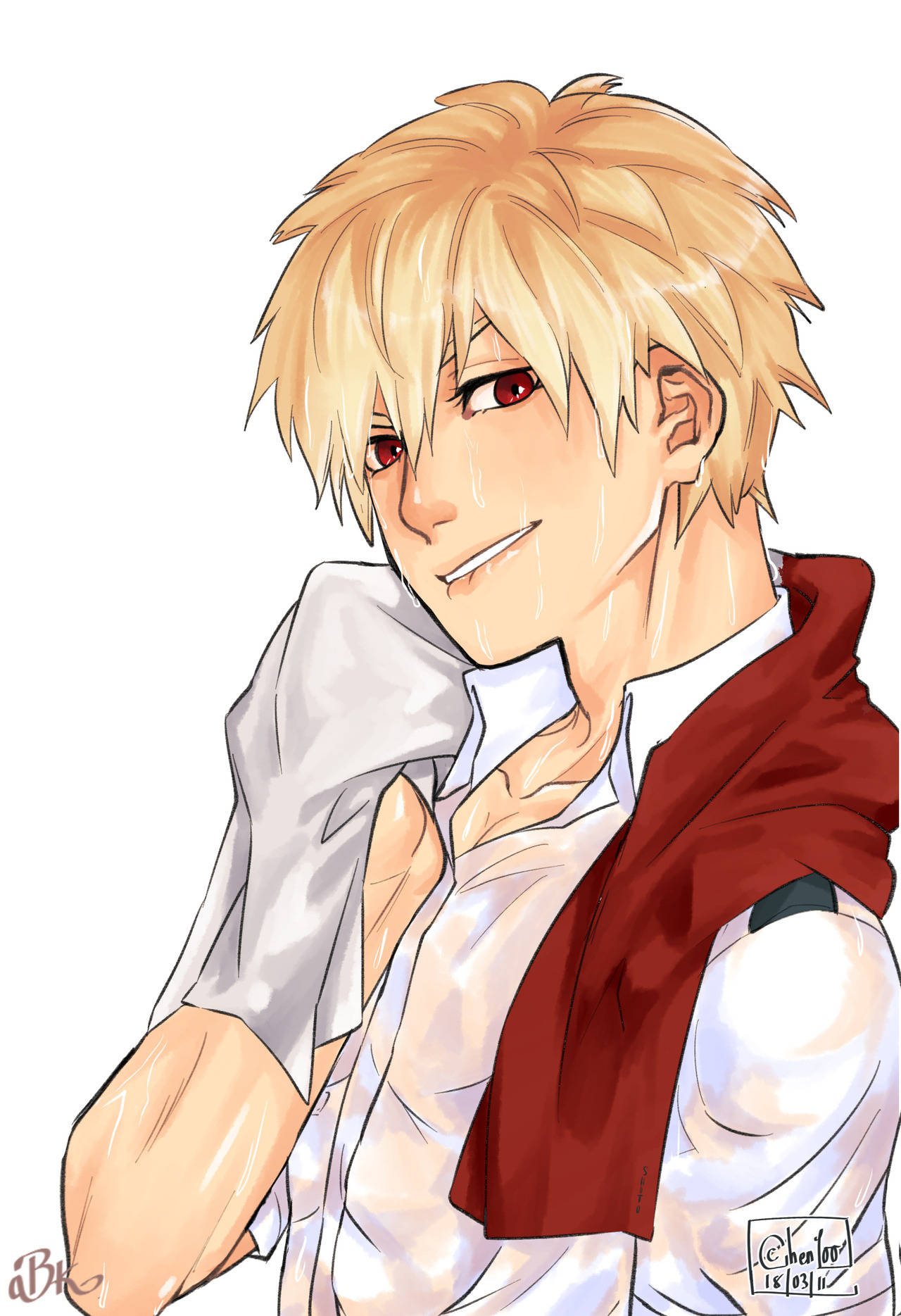 Otps Loving Artist Wet Todoroki Shoto And Bakugou Katsuki Cause Of