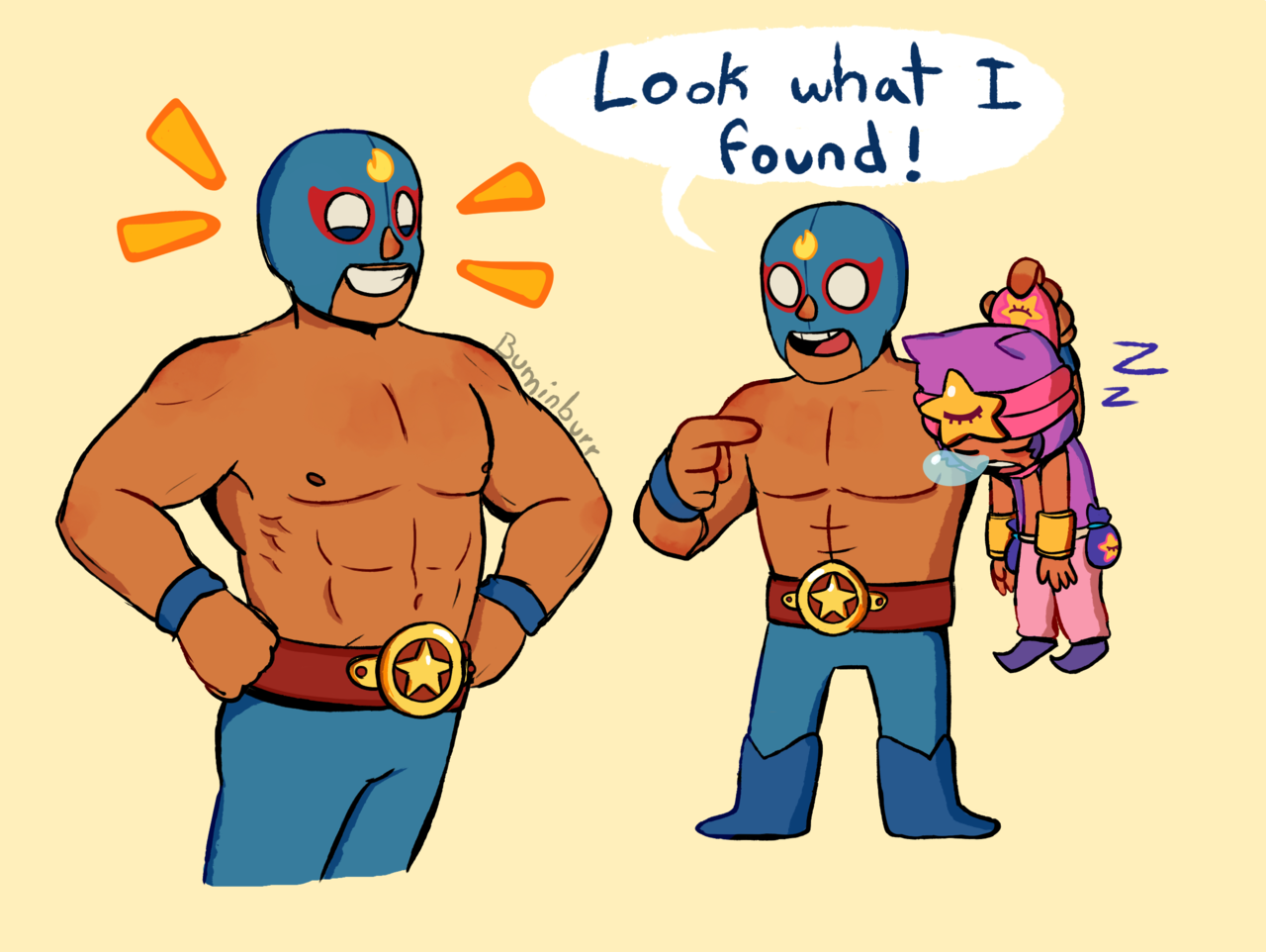 Sandy El Primo Gene And Tara Brawl Stars