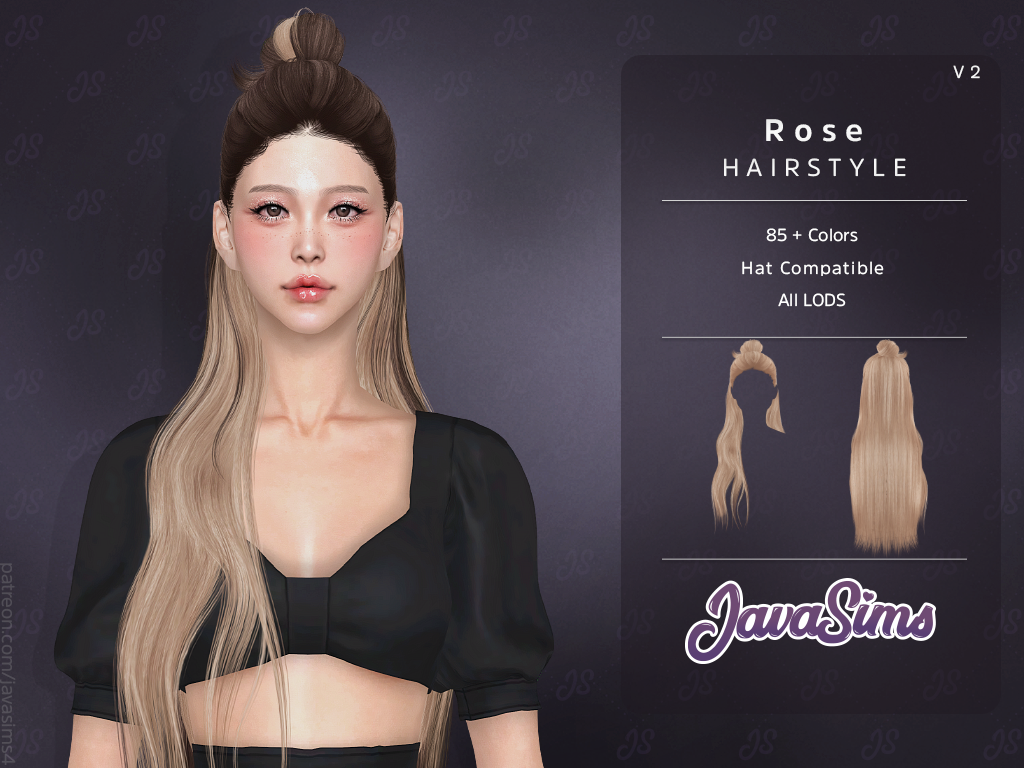 Rose (Hairstyle + Styles)! — JavaSims Rose (Hairstyle + Styles)! — JavaSims