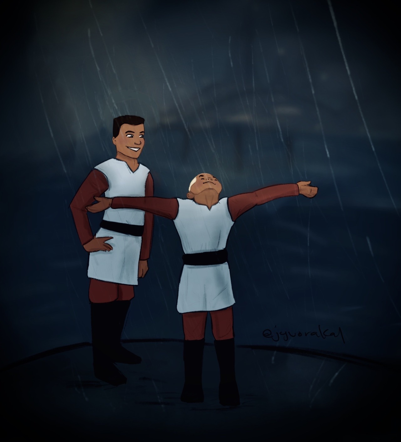Give Me More Clones — Rex’s first time in the rain! Cody doesn’t mind... Give Me More Clones — Rex’s first time in the rain! Cody doesn’t mind...