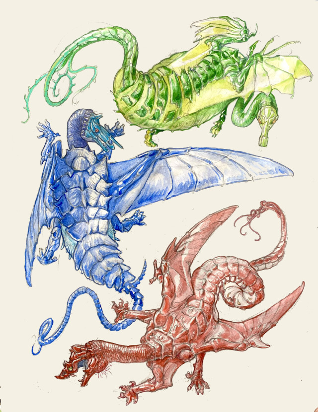 Another re-imagining of dnd dragons I’ve been sitting on for months ... Another re-imagining of dnd dragons I’ve been sitting on for months ...