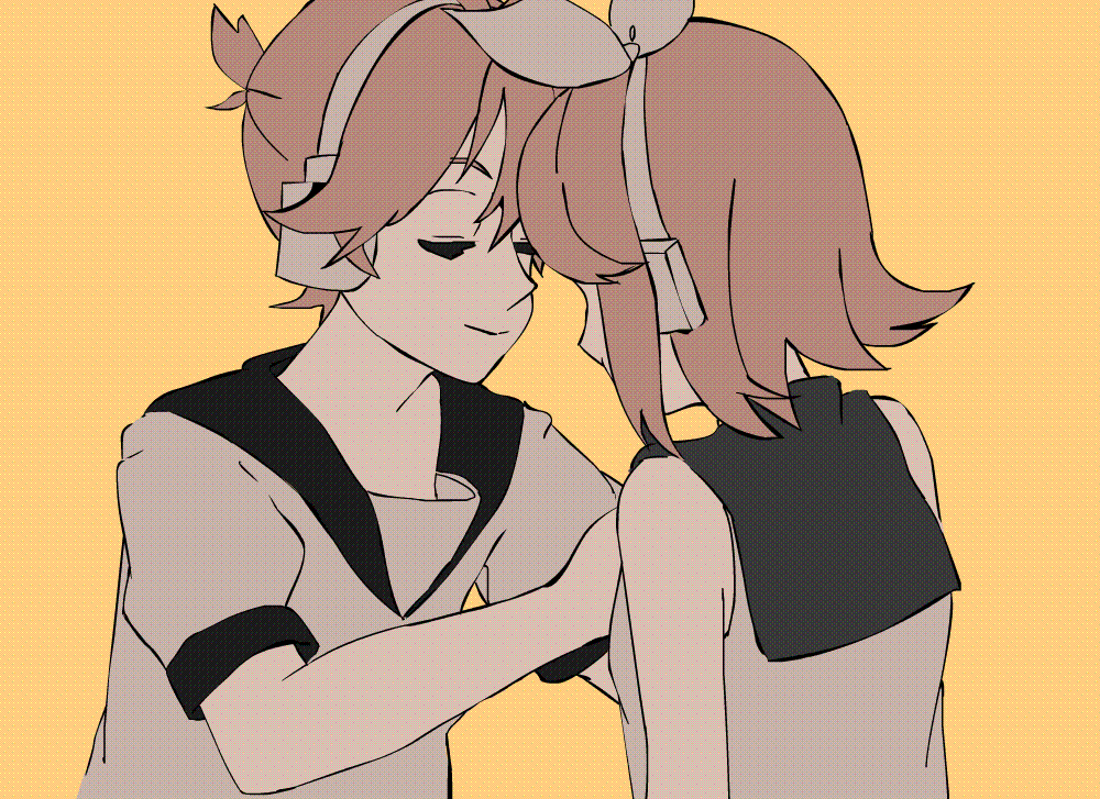 Kagamine Len And Rin Hugging