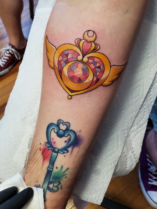 Sailor Moon Locket Tattoo