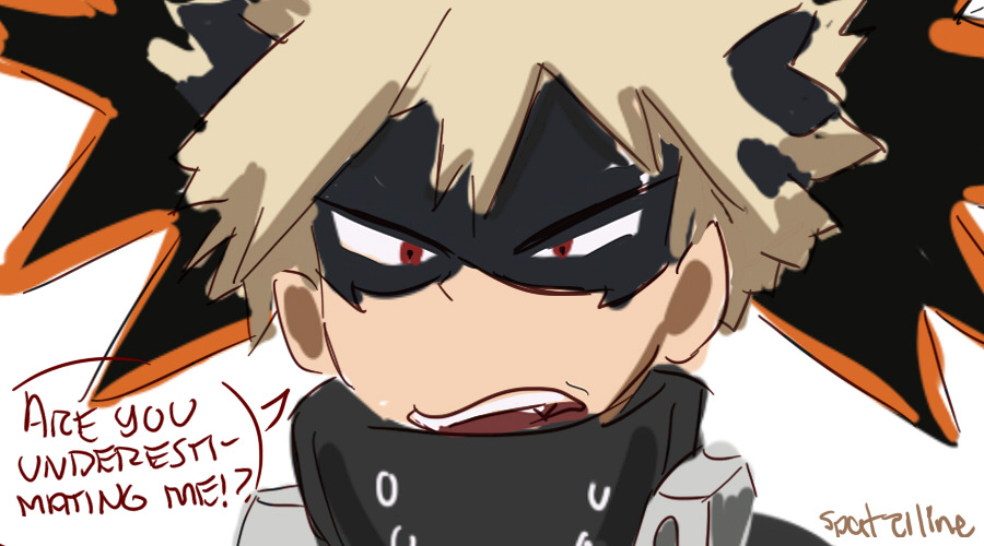 Spatziline Dekutears In Villain Deku Au Many People
