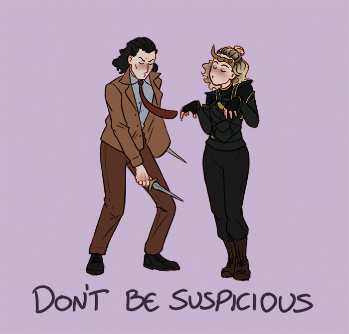 Be Brave And Be Kind Loki And Sylvie Doing Literally Anything Like