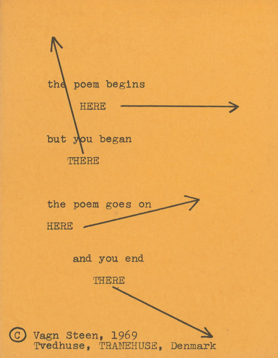 nizynskis on Tumblr: Vagn Steen, the poem begins HERE, (postcard ... nizynskis on Tumblr: Vagn Steen, the poem begins HERE, (postcard ...