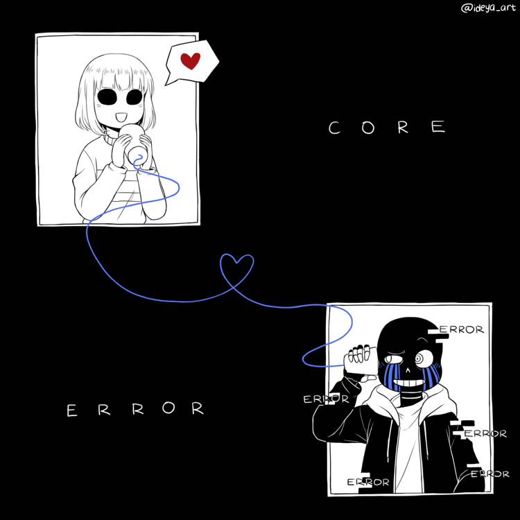 What Am I Doing — Error Sans X Core Frisk