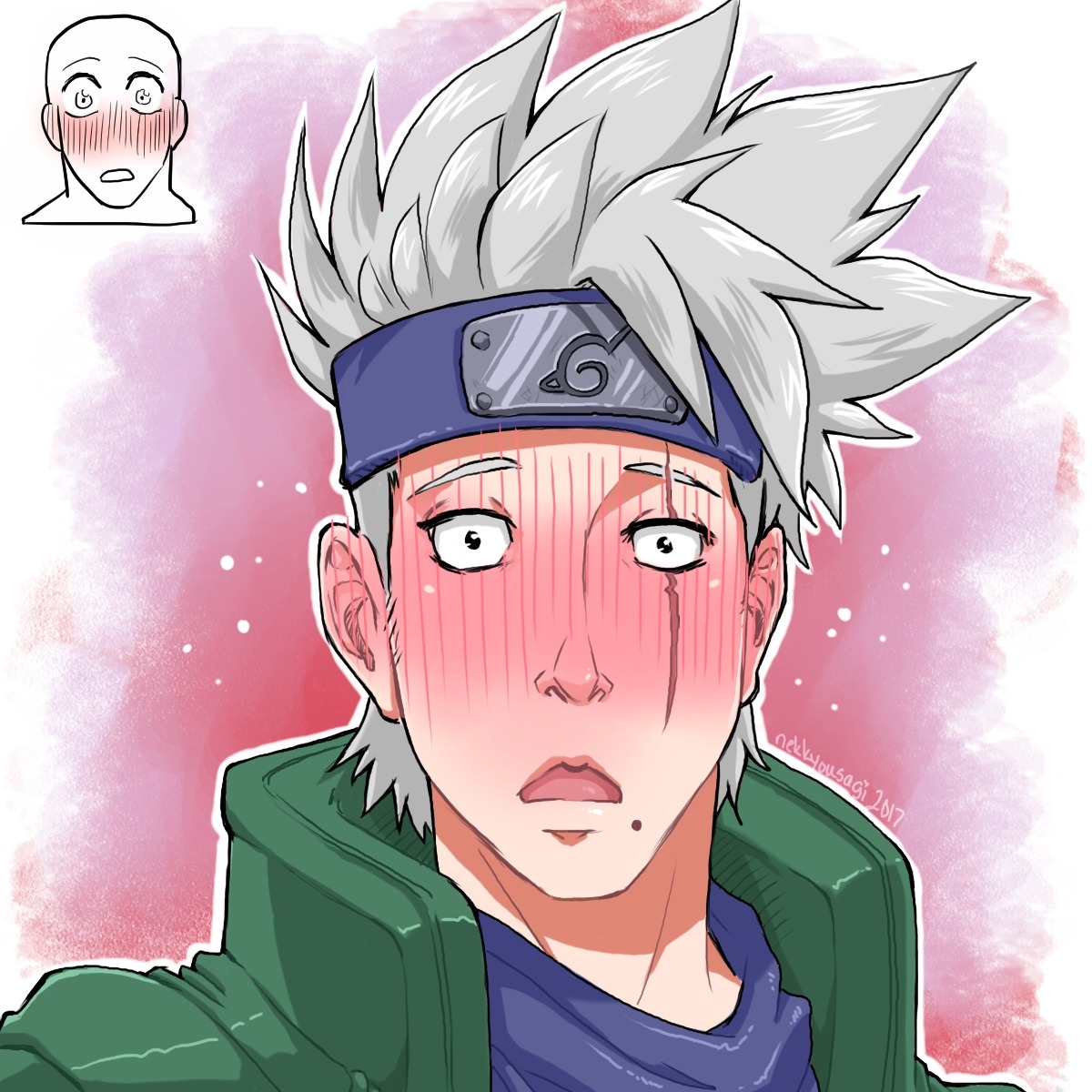 Kakashi Hatake Blushing