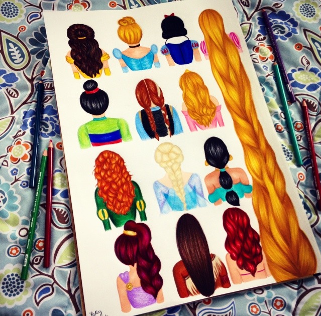 Art By Ally — Disney Gave Me Unrealistic Expectations On Hair