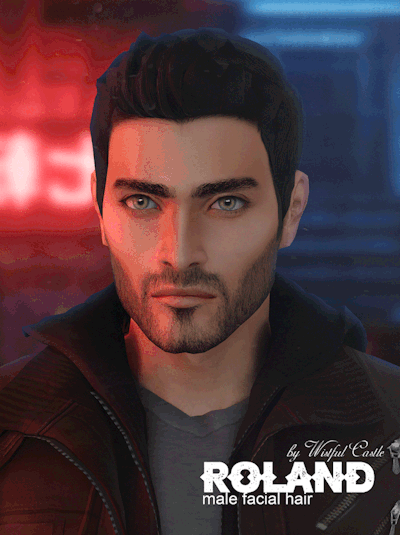 Roland Base Game Compatible Male Facial Hair 2 Tumbex