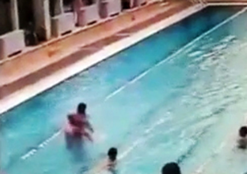 Pool Bully Hurls Young Girl Out Of His Swimming Andy Wells