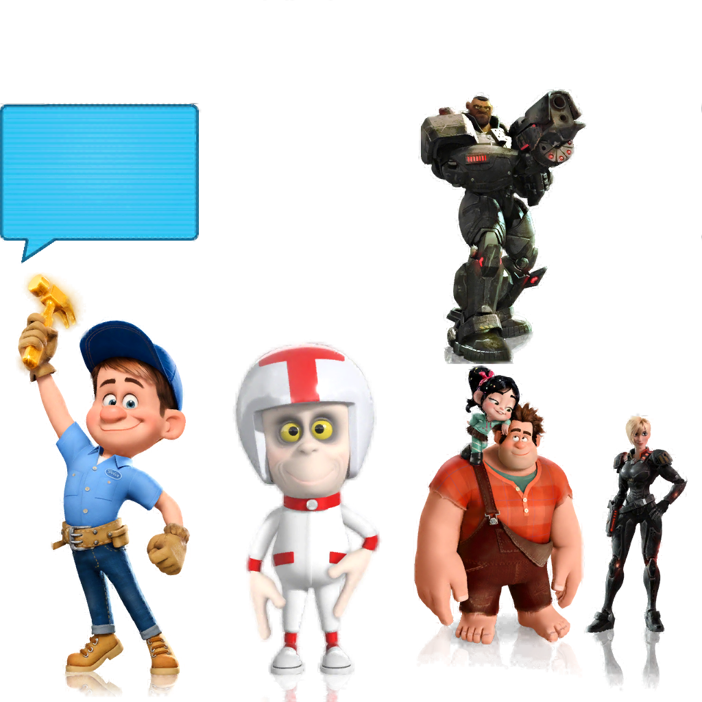 Character Render Sheets From The Wreck It Ralph Mobile Game Something That Caught My Eye When I