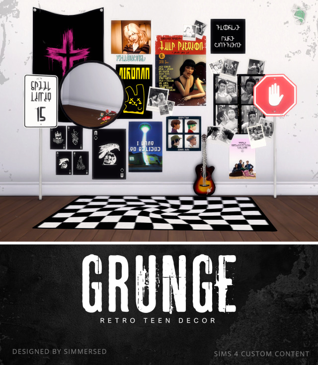 TEEN GRUNGE DECOR – @simmersedbuilds on Tumblr